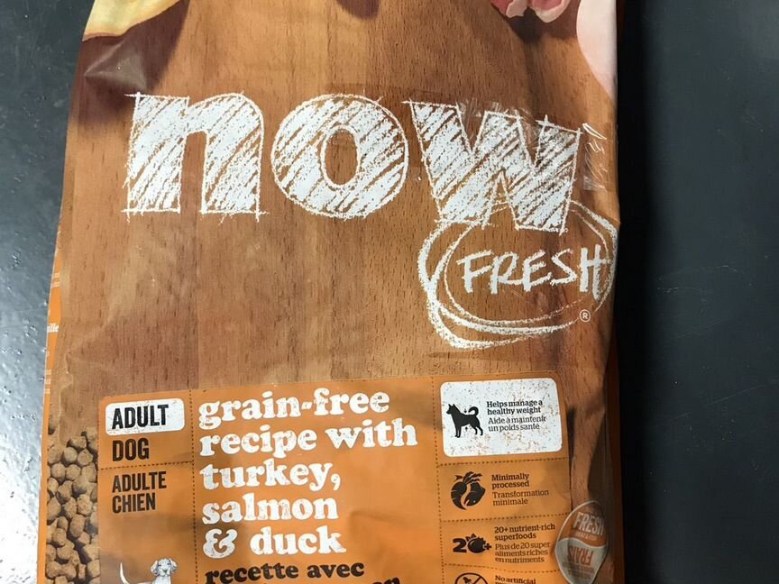 Продаю сухой корм Now Fresh для собак 9,98 кг