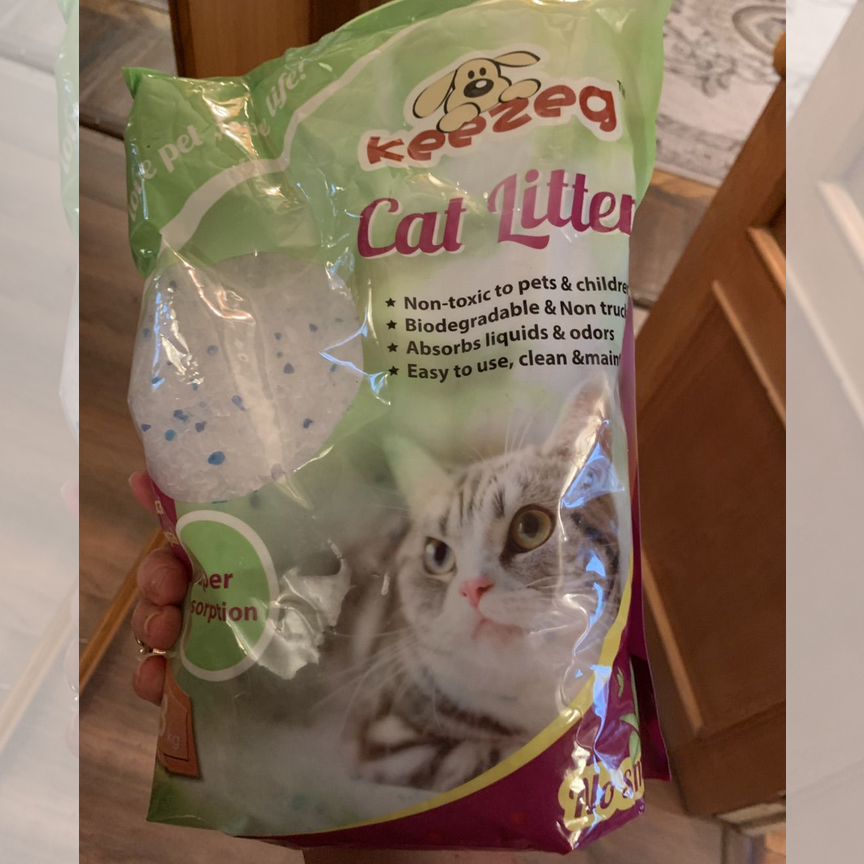 Наполнитель для кошачьего туалета силикагель