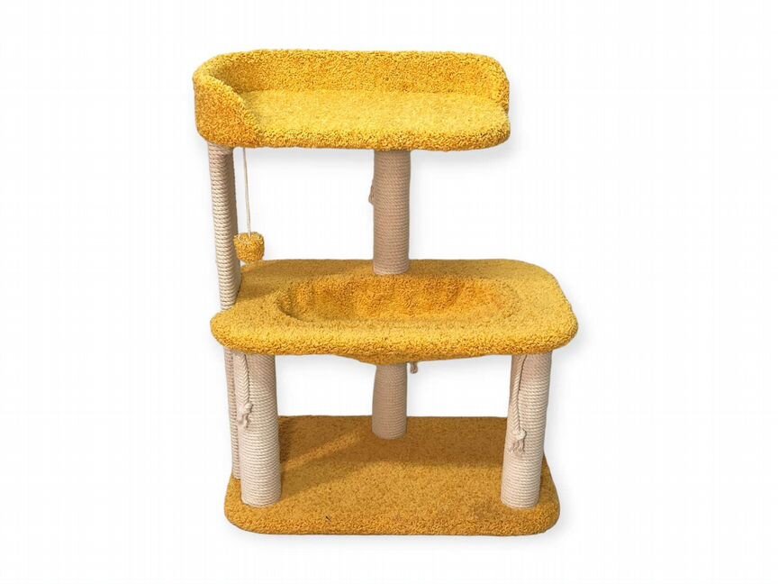 Когтеточка с гамаком и лежанкой