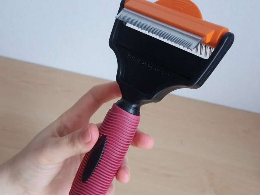 Двусторонний фурминатор для собак и кошек