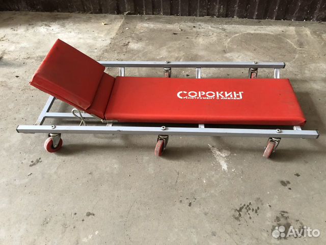 Лежак подкатной для ремонта автомобиля купить в Твери | Авито