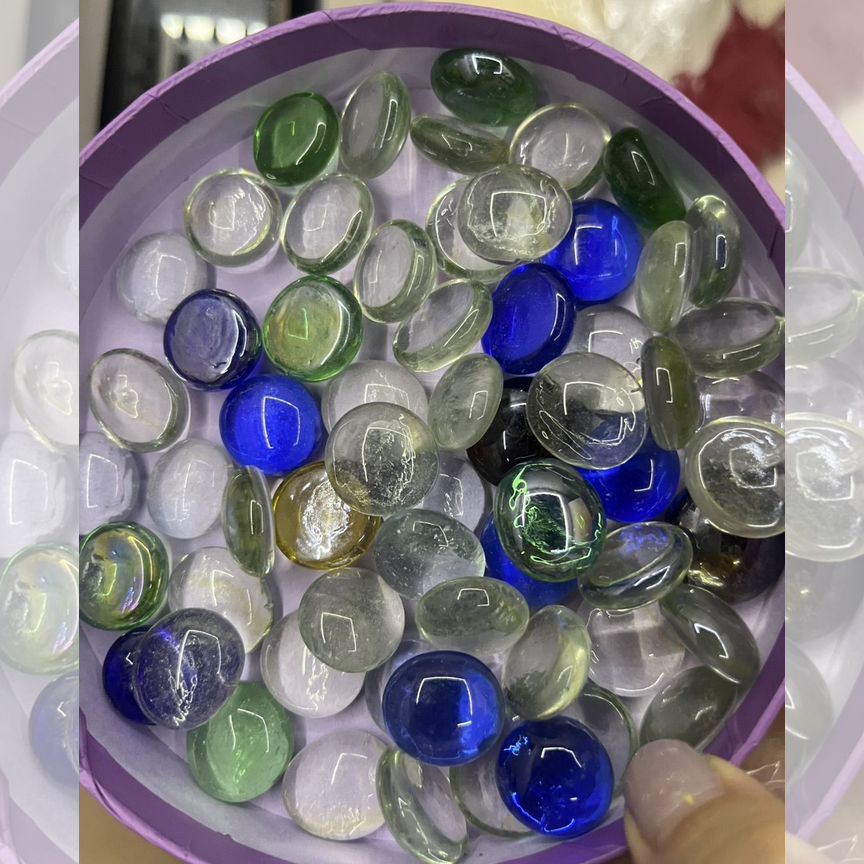 Стеклянные камушки