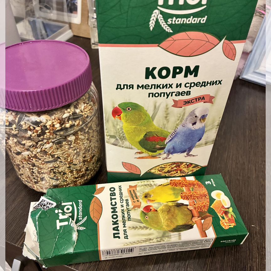Корм для средних попугаев