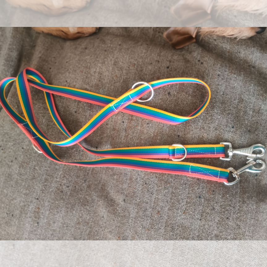 Поводок для собак, двойной длина 225см