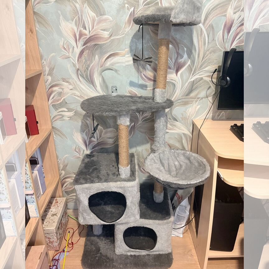 Когтеточка домик для кошки