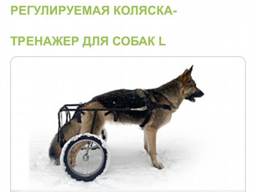 Инвалидная коляска для собак, тележка