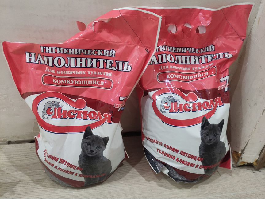 Кошачий наполнитель комкующийся