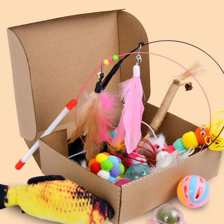 Набор игрушек для кошек