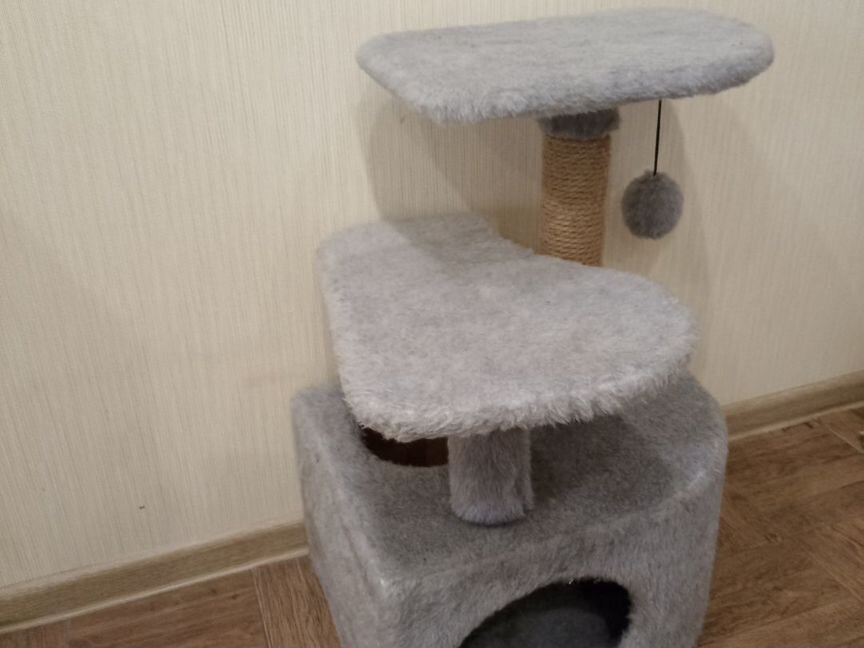 Домик -когтеточка для котика