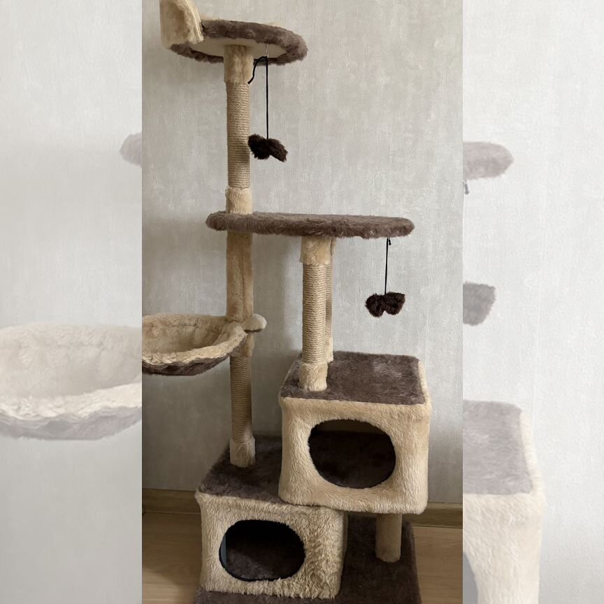 Домик для котят с когтеточкой бу