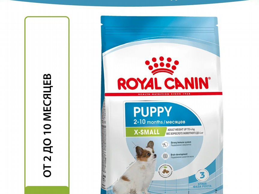 Корм Royal Canin для щенков мини пород, 1.5кг