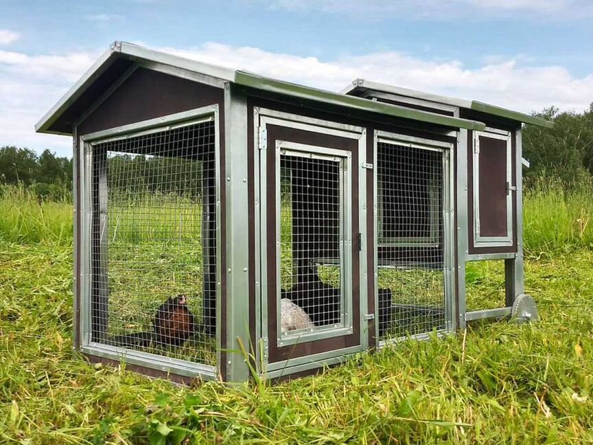 Утепленный курятник перекати поле