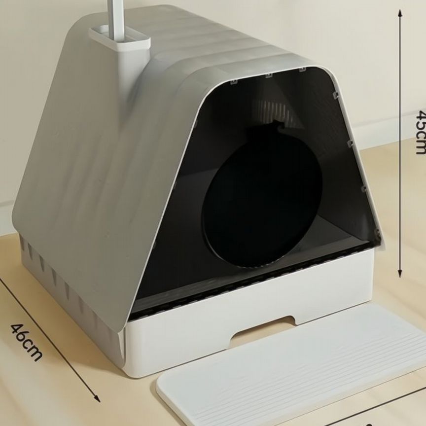 Туалет домик для кошек большой