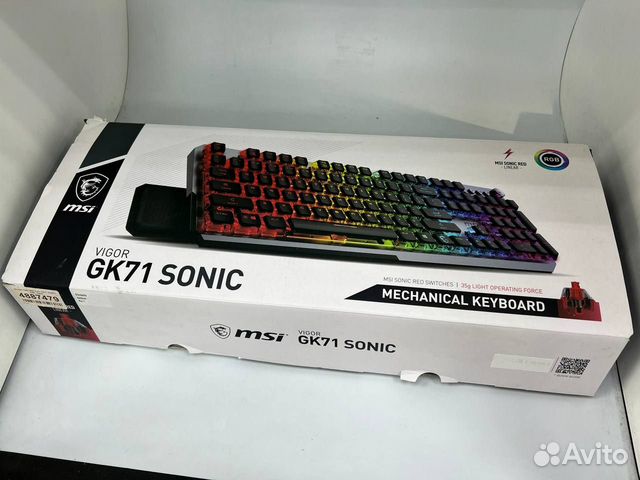 Клавиатура проводная MSI Vigor GK71 sonic купить в Москве | Электроника ...