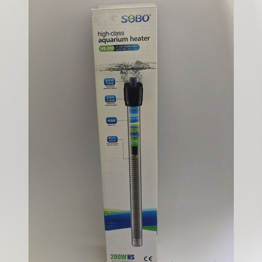 Аквариумный нагреватель sobo HS-200