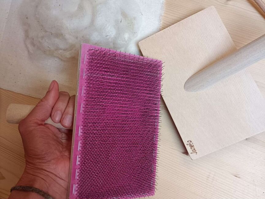 Чески для шерсти, чески для пуха