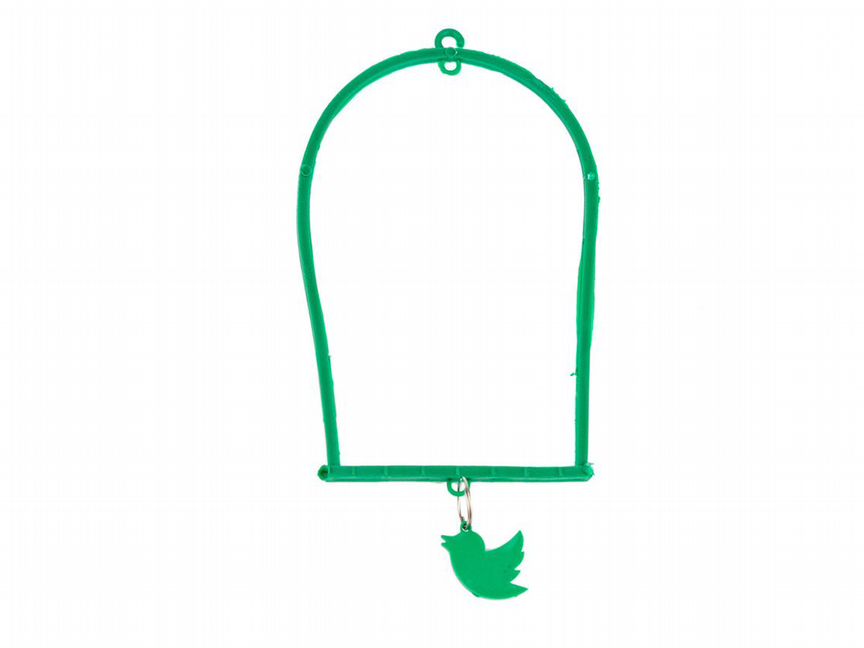 Yami-Yami качели для птиц, с подвесом, бежевые