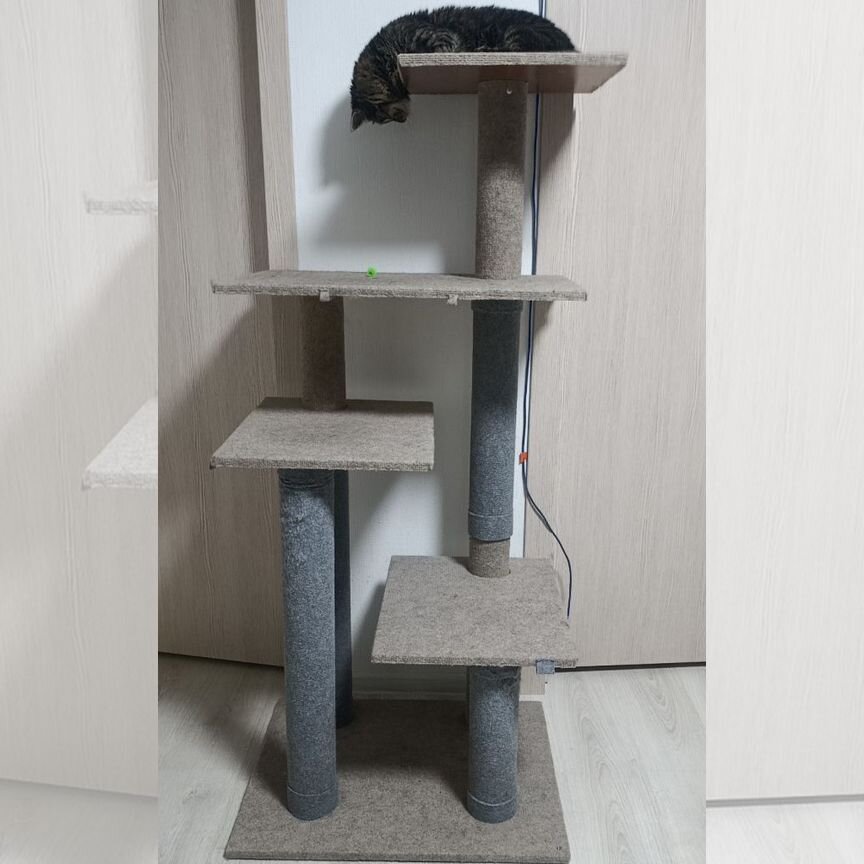 Когтеточка домик для кошки большой