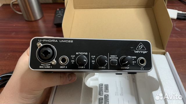 Behringer U-Phoria UMC22, Звуковая карта купить в Нижнем Новгороде ...