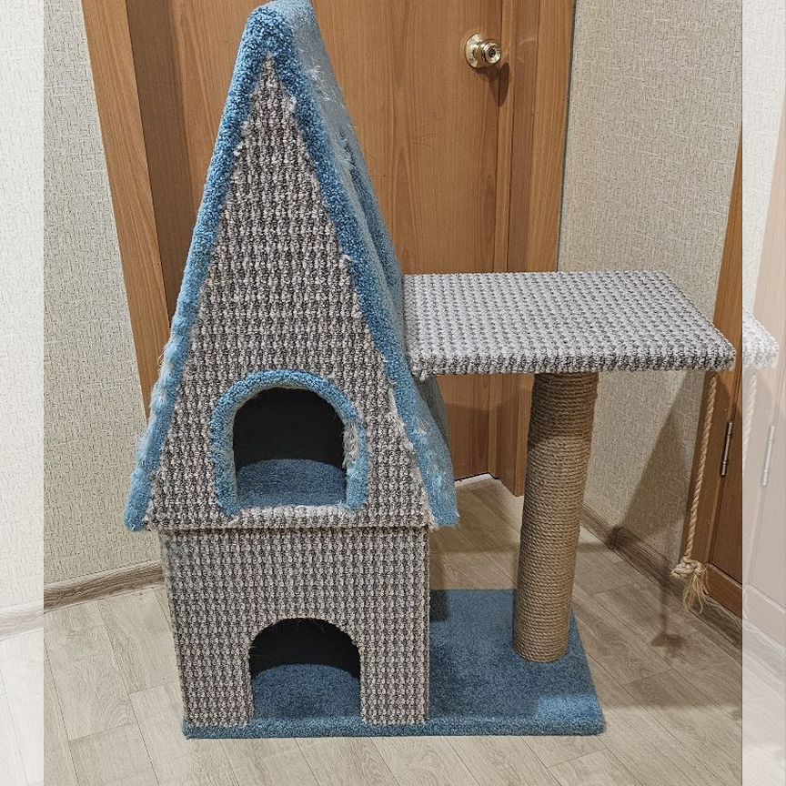 Когтеточка домик для кошки бу