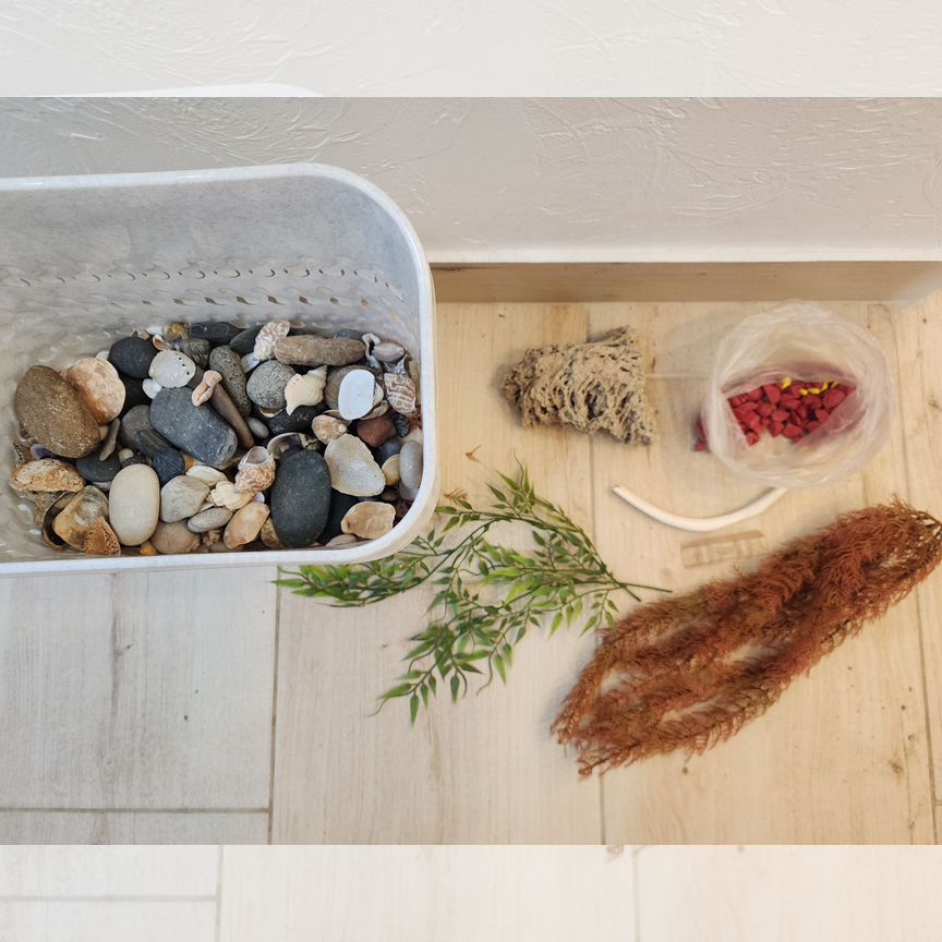 Для аквариума,камни,коралл,водоросли,ракушки