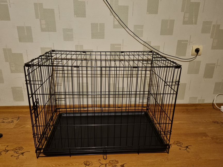 Клетка переноска с поддоном для животных