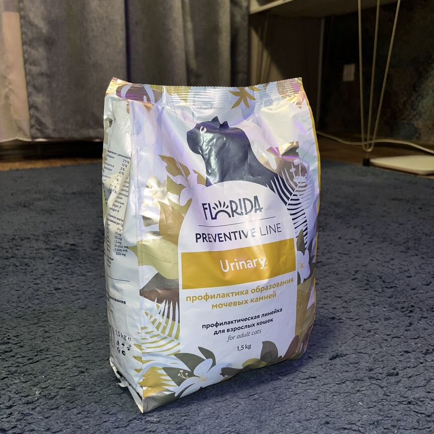 Florida 1.5 кг Urinary для кошек при мкб