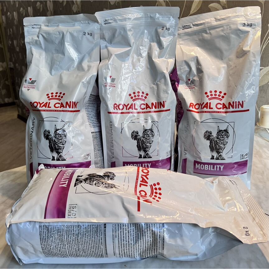 Royal Canin Mobility для кошек, Франция 2 и 0.4 кг