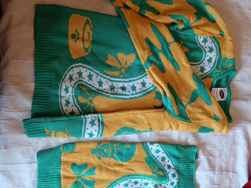 Family look парные свитера для собаки и хозяина