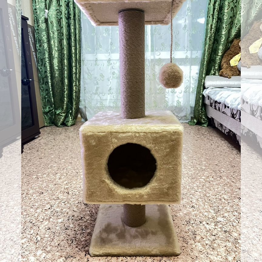 Когтеточка домик для кошки