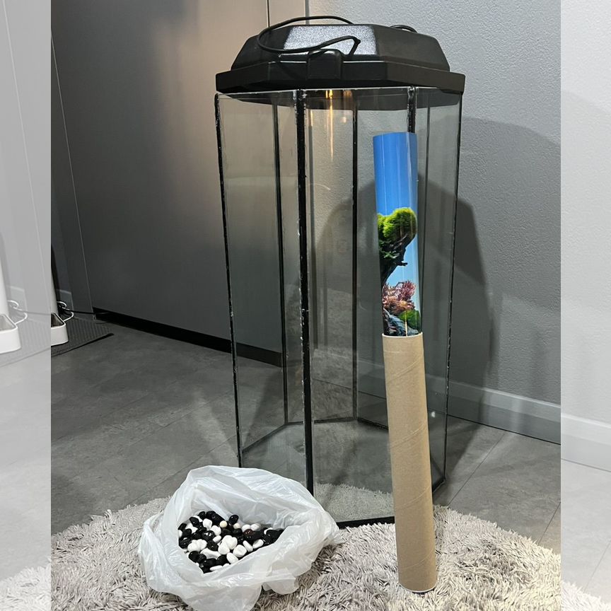 Аквариум 60л 8гранный