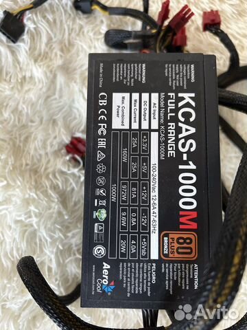 Блок питания ksas 1000w купить в Санкт-Петербурге | Электроника | Авито