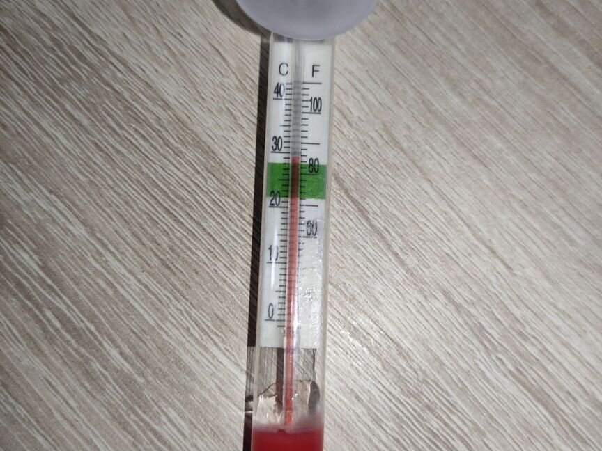 Новый градусник для аквариума