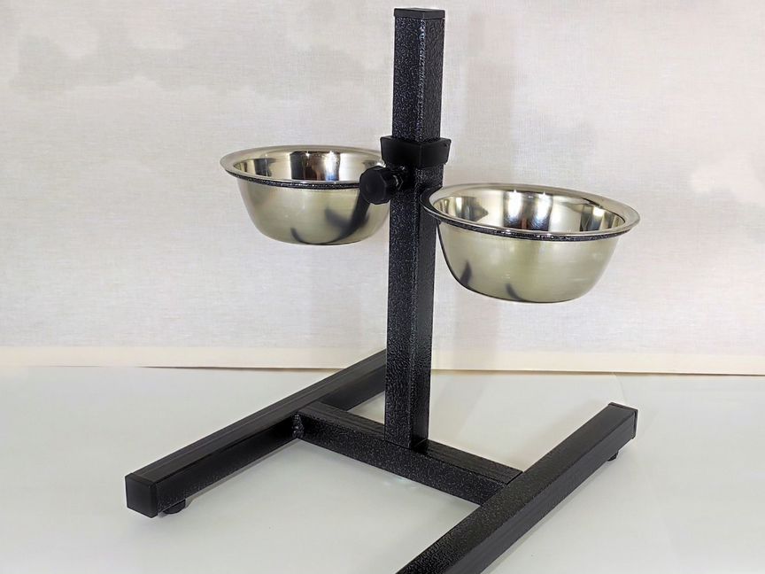 Миски (2шт х350 мл) для собак с подставкой