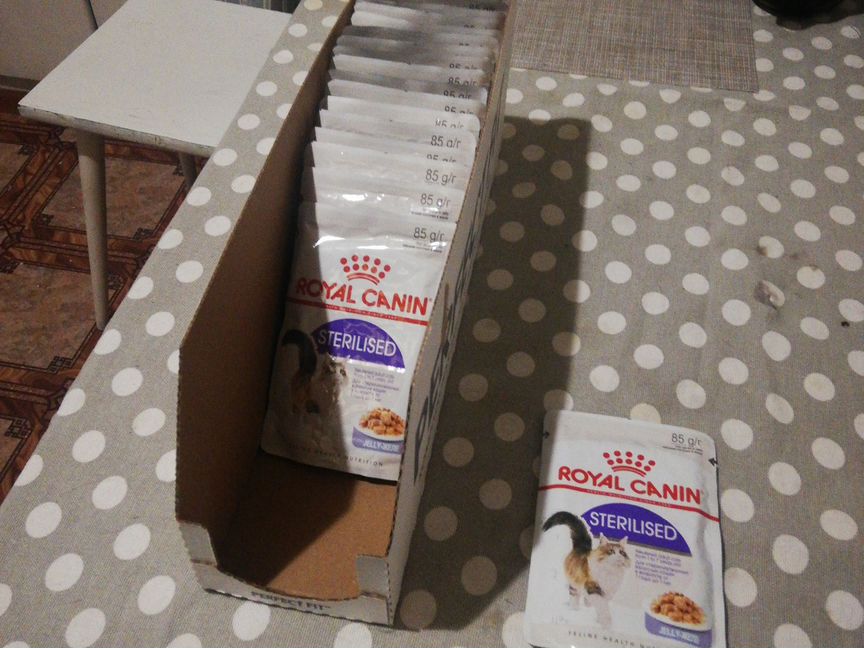 Влажный корм для стерилизованных кошек royal canin