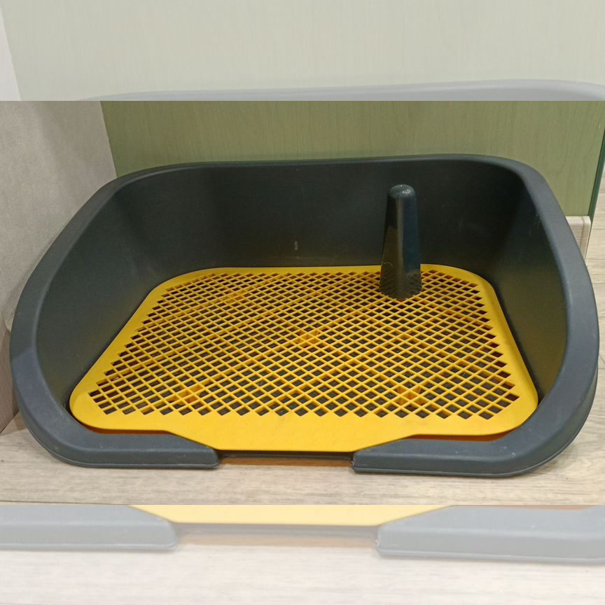 Лоток туалет для собак со столбиком