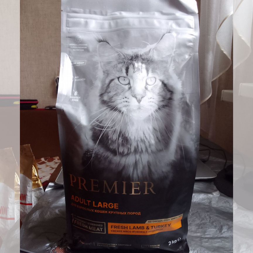 Сухой корм для кошек крупных пород premier