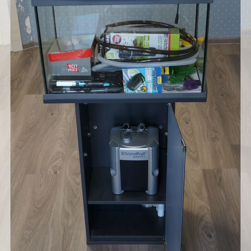 Аквариум 60л с тумбой