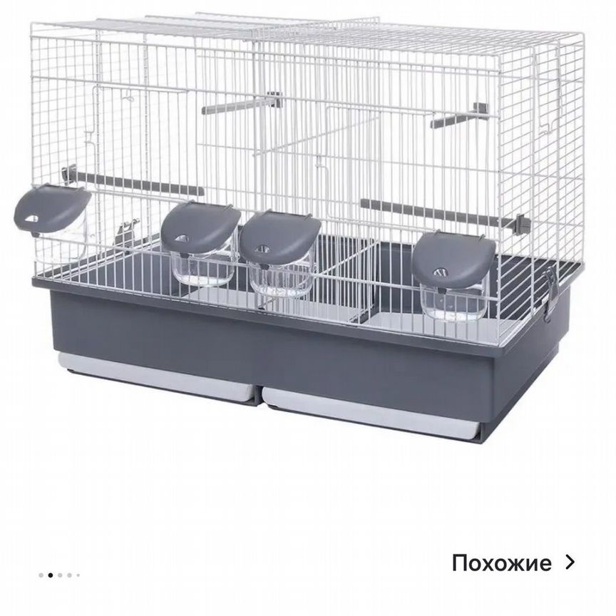 Клетка для 2 попугаев Voltrega