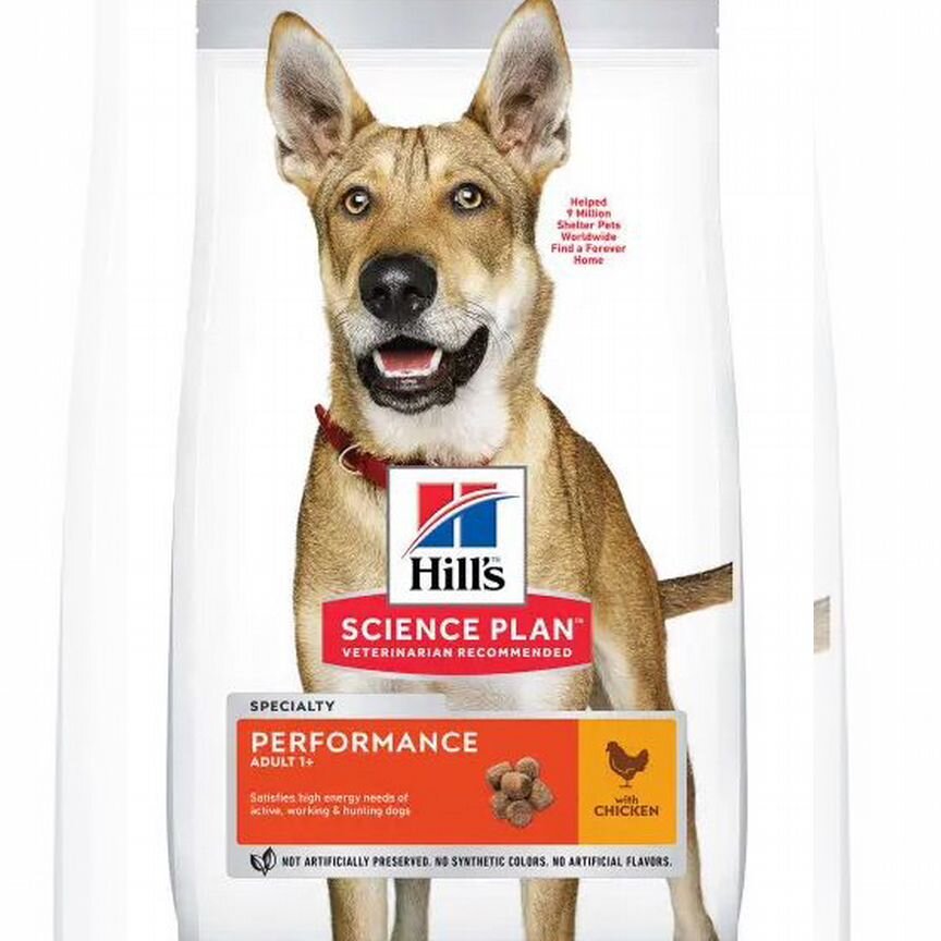 Корм для собак Hill's Performance 14 кг