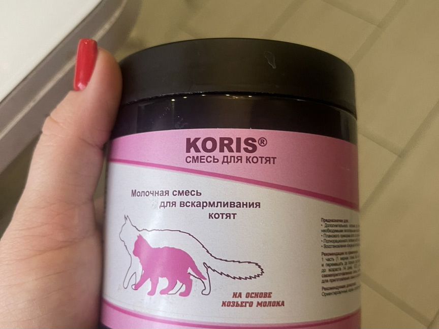 Молочная смесь для котят koris