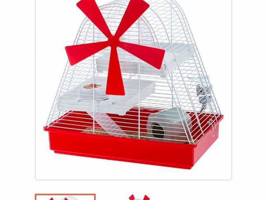 Клетка для хомячка с подарком