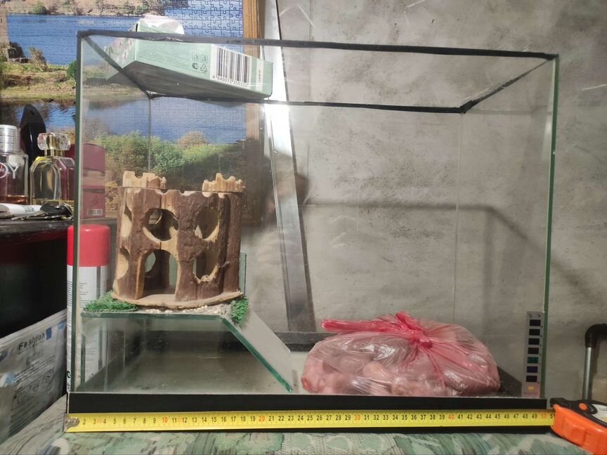 Террариум для красноухой черепахи