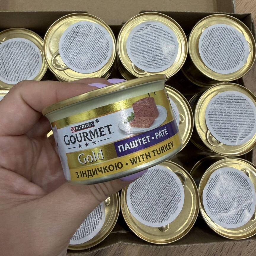 Корм gourmet gold паштет индейка 24 шт