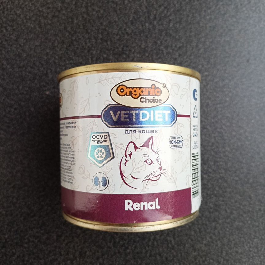 Корм для кошек Organic Choice vet diet Renal