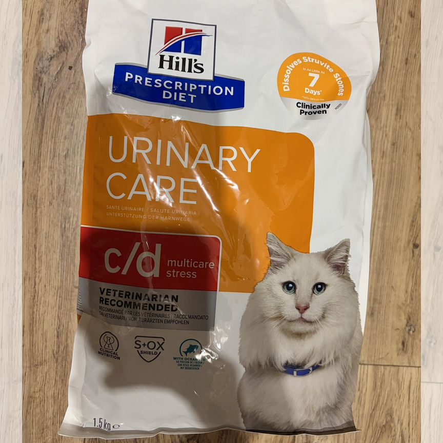 CD Urinary Stress сухой корм для кошек при мкб
