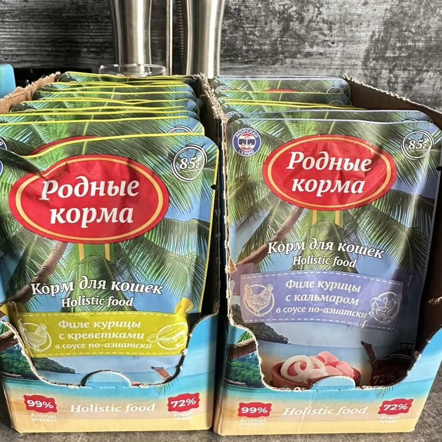 Влажный корм для кошек Родные корма - 31 шт