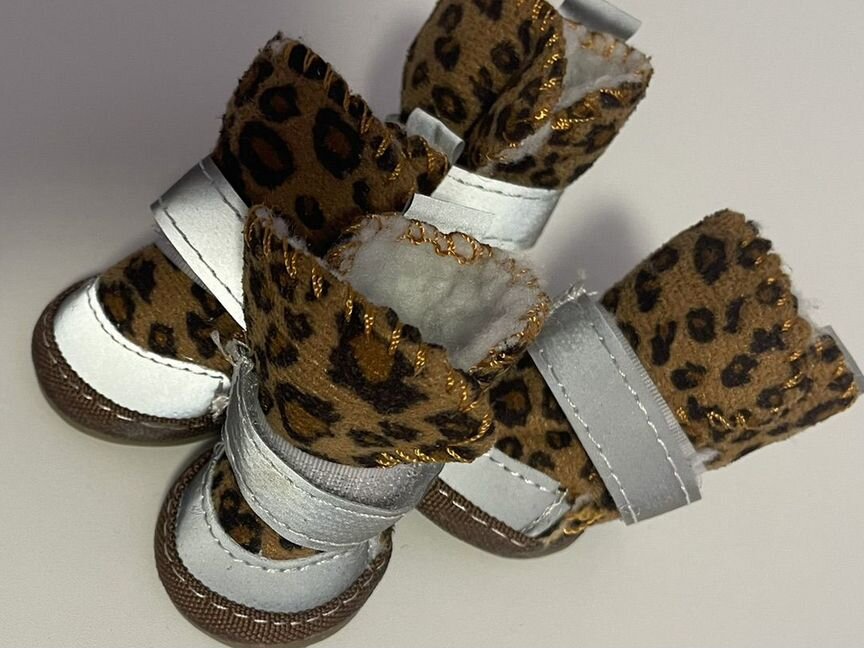 Новые зима, ботинки на маленткую породу собачек