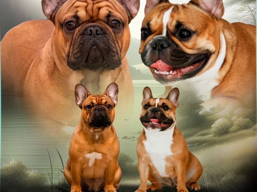 Щенки французского бульдога