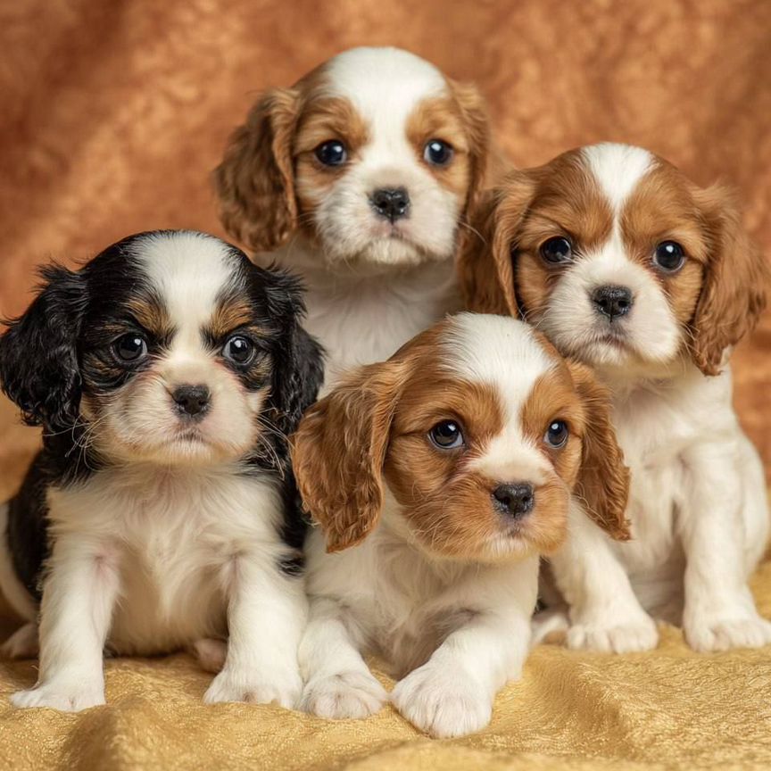 Кавалер кинг-чарльз-спаниель, щенок